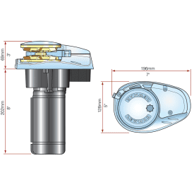 Lewmar V700 Vertical Anchor Windlass | Fisheries Supply