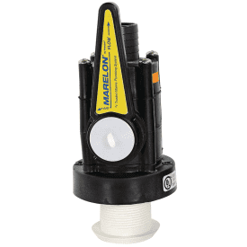 Marelon Full-Flow Seacock with Mushroom Thru Hull