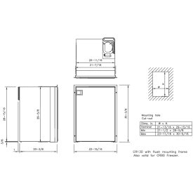 Isotherm Cruise 130 Refrigerator/Freezer | Fisheries Supply