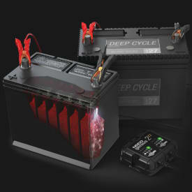 NOCO Genius 2X2 2-Bank, 4 Amp Smart Battery Charger | Fisheries Supply