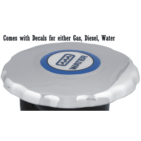 Perko 0583 Deck Fill - Stainless Steel Cap w/ Decal Set | Fisheries Supply