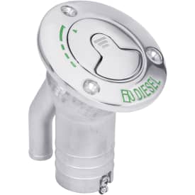 EPA Compliant Vented Angled 1/4 Turn Deck Fill - White Water Marine ...