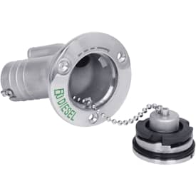 EPA Compliant Vented Angled 1/4 Turn Deck Fill - White Water Marine ...