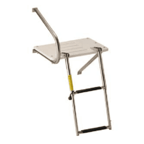 Garelick 19537 Outboard Swim Platform & 2-Step Ladder | Fisheries Supply