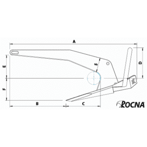 Rocna Anchor - Galvanized Steels 15KG | Fisheries Supply