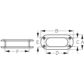 Sea-Dog Line Hawse Pipe with Back Flange | Fisheries Supply