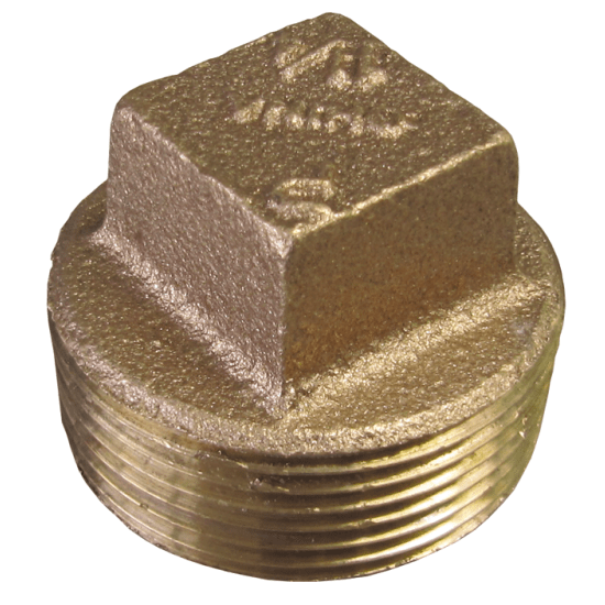 Solid Square-Head Plug - Midland Metals | Fisheries Supply