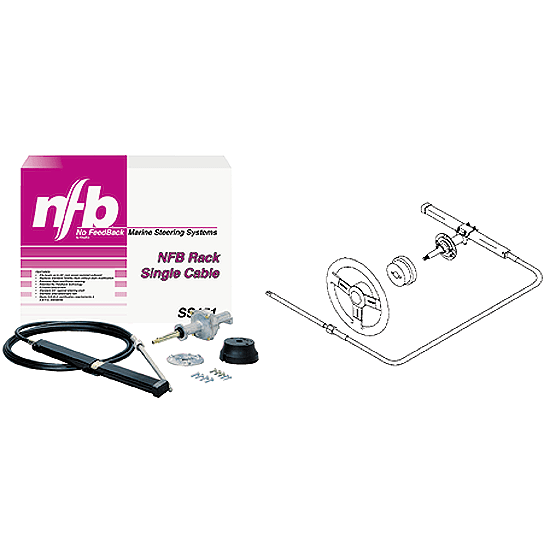 NFB Rack - No Feedback Single Cable Steering Kits - SeaStar Solutions ...