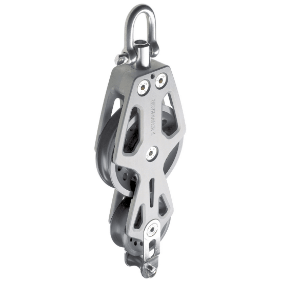 Lewmar 105 mm Synchro Fiddle Block - Swivel, Becket | Fisheries Supply