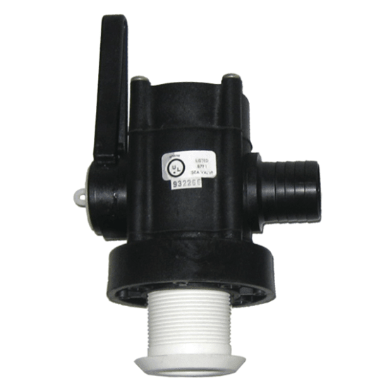 Marelon Full-Flow Seacock - Mushroom Thru-Hull x Ball Valve x 90 Deg ...