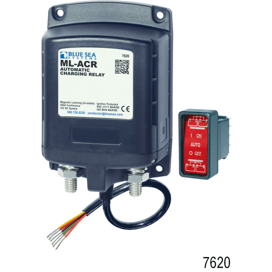 Blue Sea Systems ML-ACR Automatic Charging Relay 12V or 24V DC ...