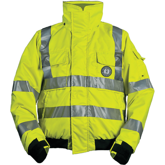 Mustang ANSI High Visibility Flotation Bomber Jacket - Mustang Survival ...