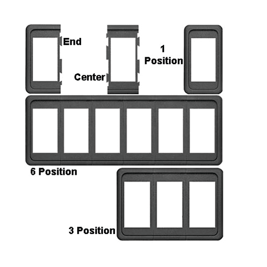 Contura Switch Mounting Panels - Blue Sea Systems | Fisheries Supply