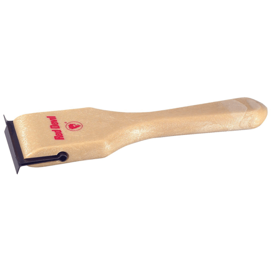Double Edge Traditional Wood Scrapers - Red Devil | Fisheries Supply
