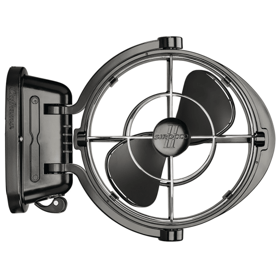 Caframo Sirocco Fans - Sirocco II 12/24V - 3-Speed DC | Fisheries Supply