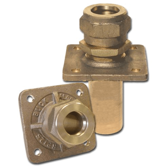 Square Rudder Port - Inside Mount - Buck Algonquin | Fisheries Supply