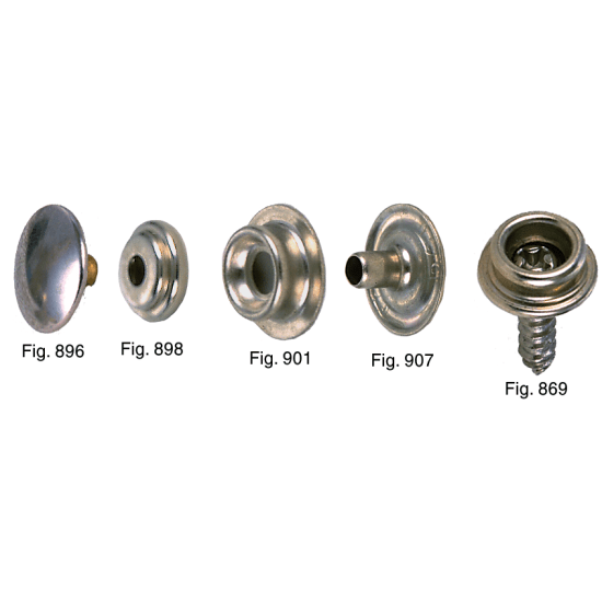 Durable Type Canvas Snap Fasteners - Perko | Fisheries Supply