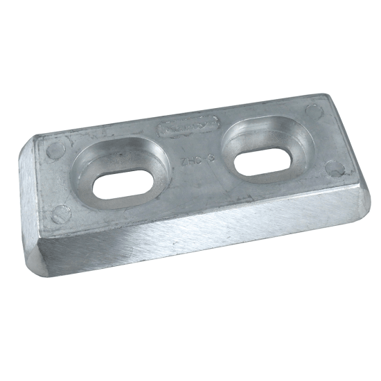 Streamlined Bolt-On Hull Plate Anodes - Zinc | Fisheries Supply