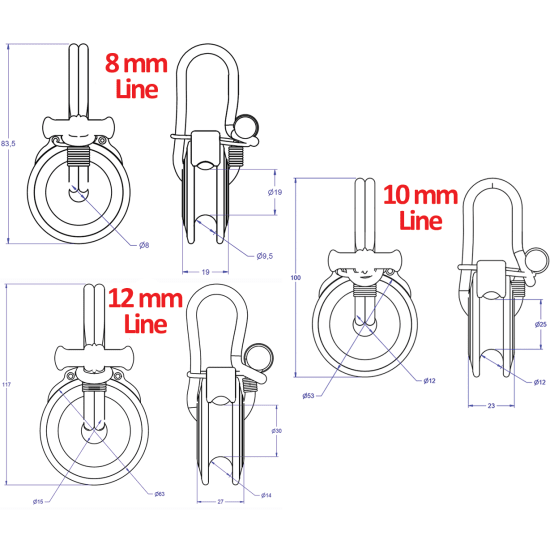 Sector Low Friction Ring & Snap Loop