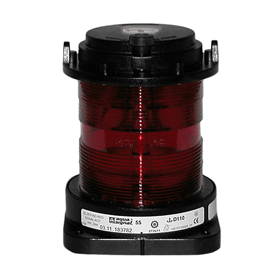 Aqua Signal 2 NM All-Round Red Nav Light - Vessels 20m-50m | Fisheries ...
