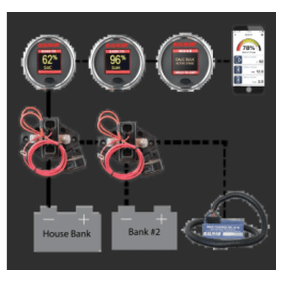 Max Charge MC-618 Multi-Stage Regulator - 12V w/ Bluetooth & Harness