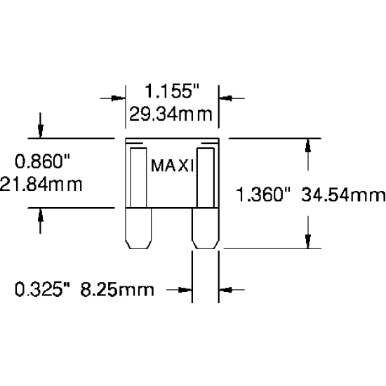 MAXI Fuses - Blue Sea Systems | Fisheries Supply