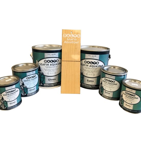 SeaFin Aqua Spar Clear Polyurethane Varnish - Dalys | Fisheries Supply