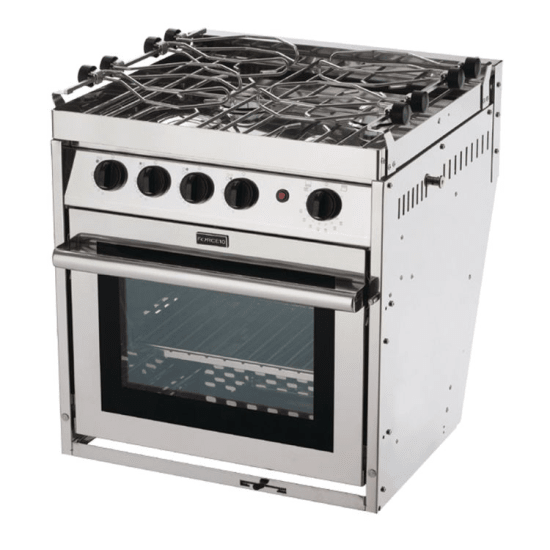 Force 10 63451 4 Burner Stove - Gimballed | Fisheries Supply