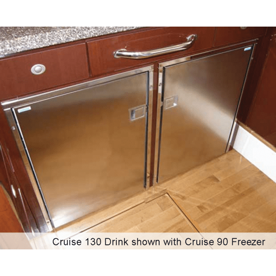 Isotherm Cruise 130 Drink SS AC/DC Refrigerator | Fisheries Supply