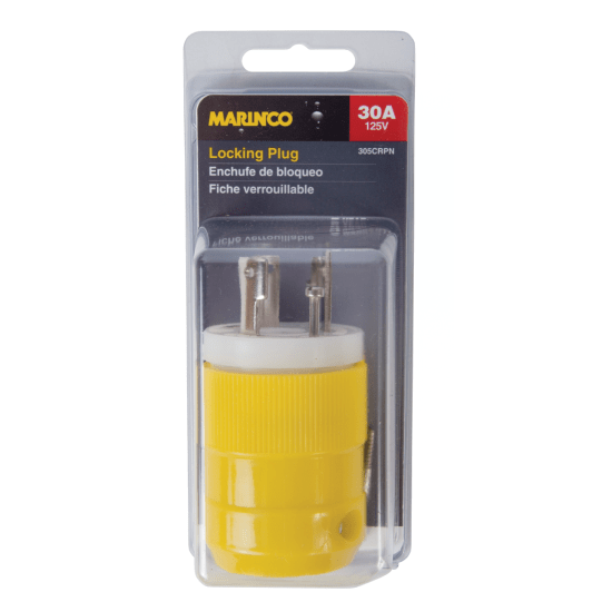 Marinco 305CRPN - 30 Amp Locking Shore Power Plug | Fisheries Supply