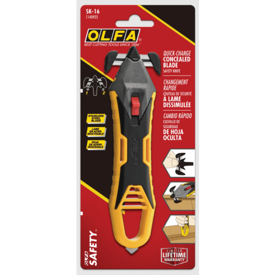 SK-16 Quick-Change Concealed Blade Safety Knife