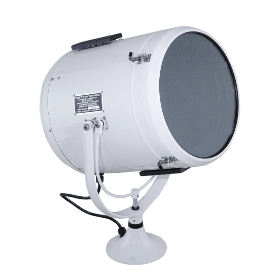 Fig. 884 Lever Control Solar-Ray Searchlight Head Assembly and Pedestal ...