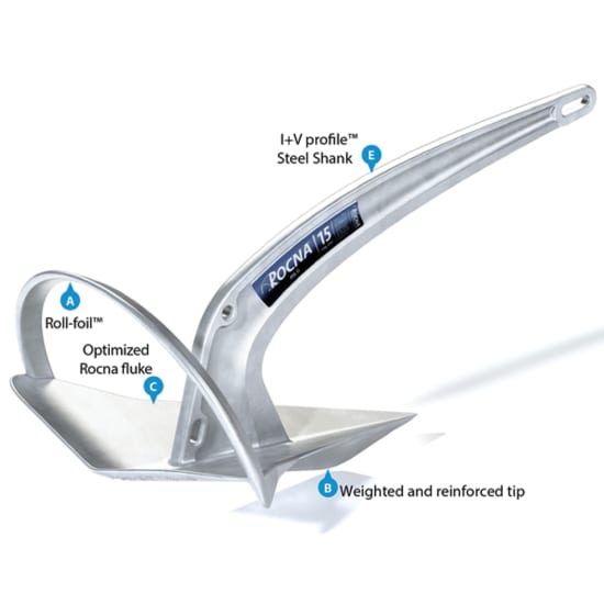 Rocna MK II Galvanized Steel Anchor | Fisheries Supply
