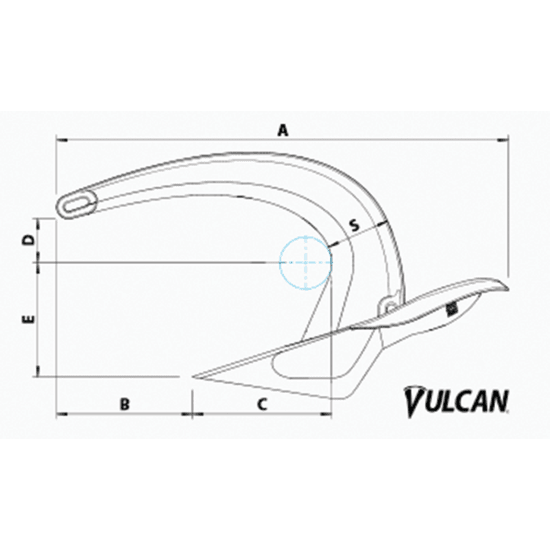 Rocna Vulcan Anchor - Galvanized Steel
