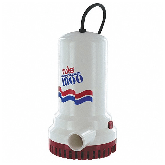1800 GPH Automatic Sump & Utility Pump - 110 Volts AC - Rule ...