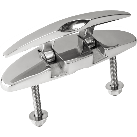 Oval Folding Cleat with Hidden Hex Bolts