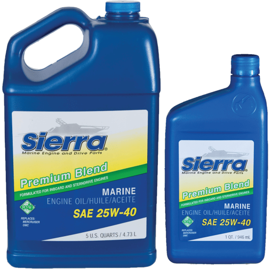 25W40 - 4-Stroke Engine Oil - Sierra | Fisheries Supply
