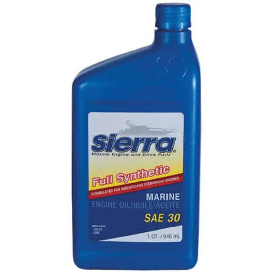 SAE 30 Full Synthetic Marine Engine Oil - Sierra | Fisheries Supply