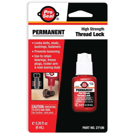 Red Permanent Thread Locker