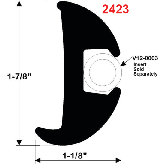 Flexible Vinyl Rub Rail - TACO Marine | Fisheries Supply