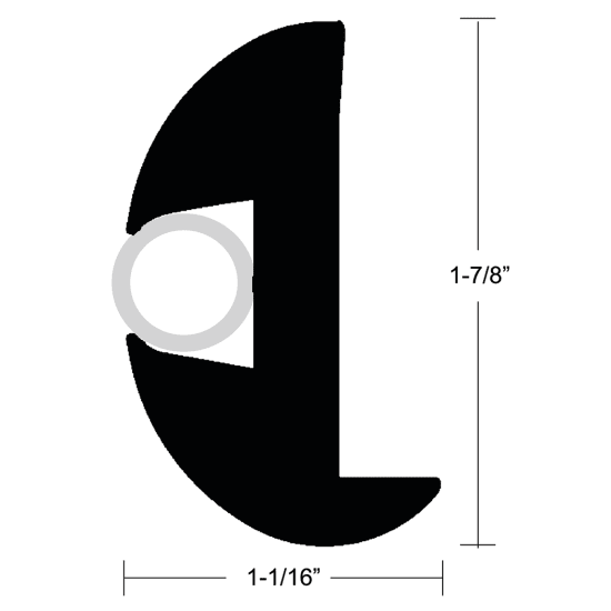 Flexible Vinyl Rub Rail Kits - Style V11-2423