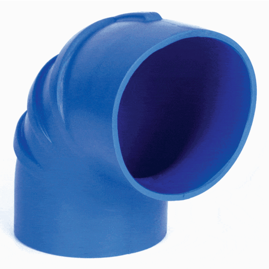 Blue Silicone 90 Deg Exhaust Elbows - Trident Marine Hose & Propane ...