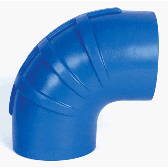 Blue Silicone 90 Deg Exhaust Elbows - Trident Marine Hose & Propane ...