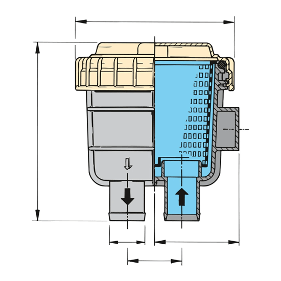Vetus 330 Series Intake Water Strainers | Fisheries Supply