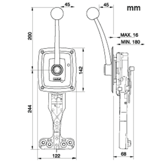 Vetus SISCO Side Mount Engine Control | Fisheries Supply