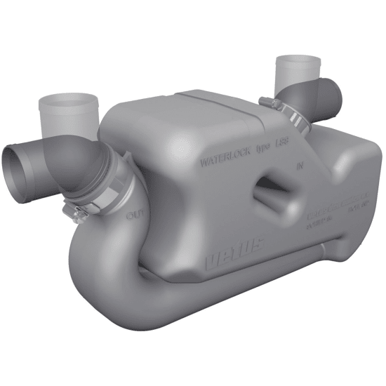 Waterlock Mufflers - LSG & LSS Series - Vetus | Fisheries Supply