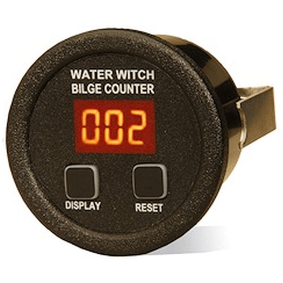 Bilge Pump Cycle Counters - with Round Face
