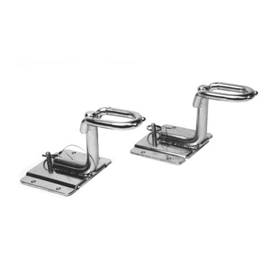 SD Davit Riser Hooks - for Yachts with Low Swim Platforms - Weaver ...