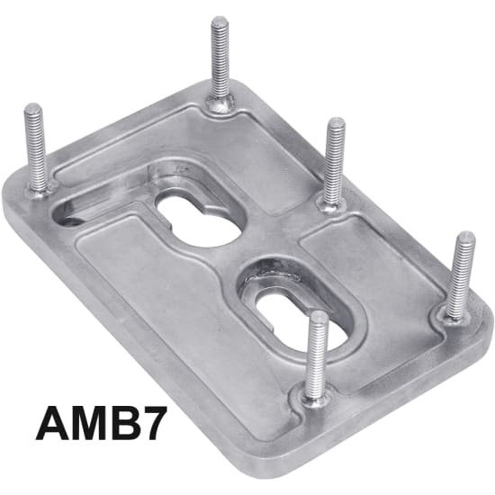 Stainless Steel Telescoping Dive Door Ladder Floor Mount