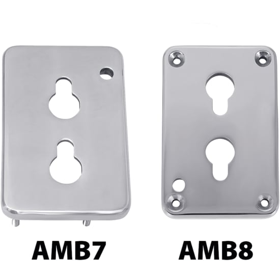 Stainless Steel Telescoping Dive Door Ladder Floor Mount